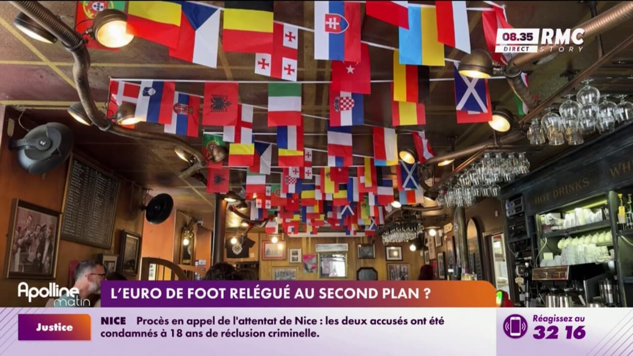 L'Euro de foot relégué au second plan