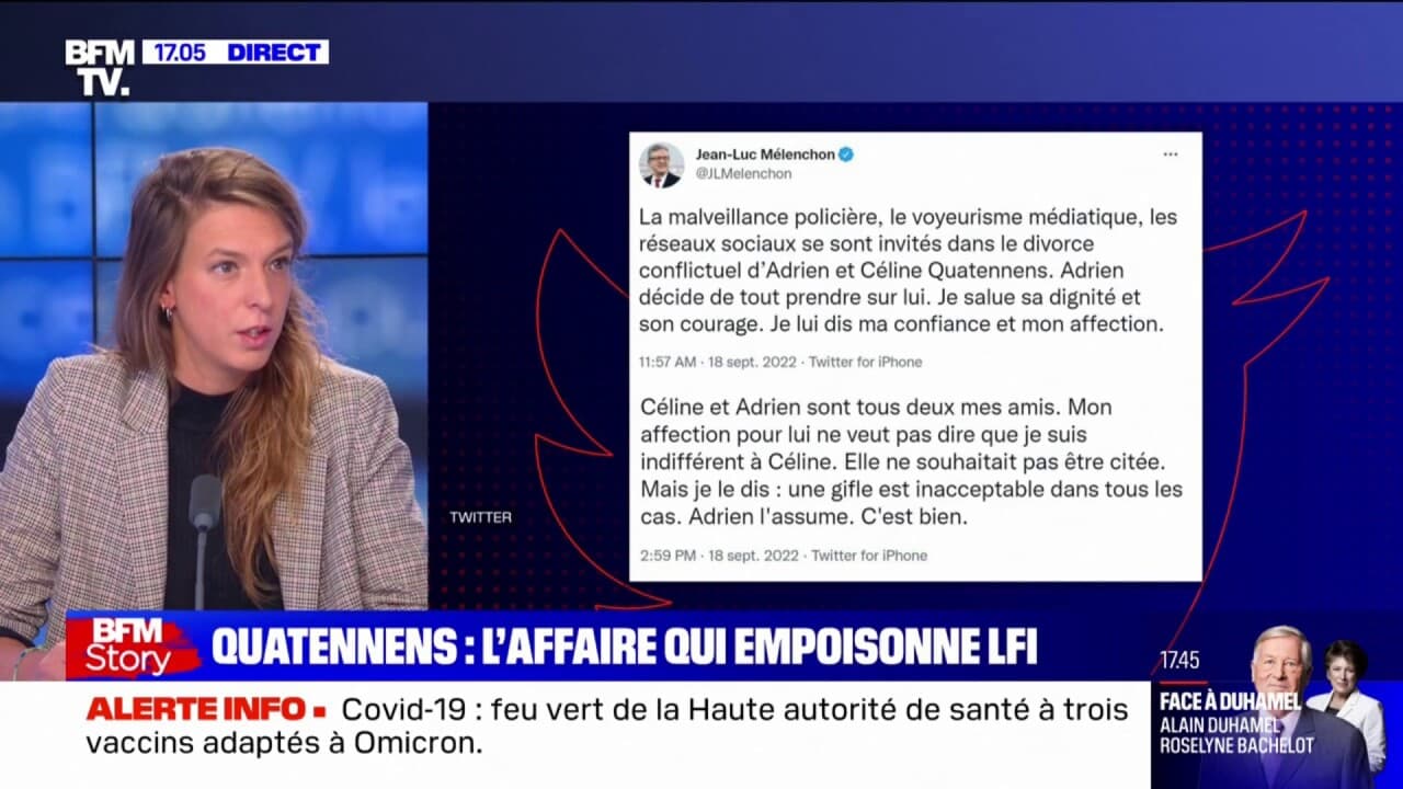 Mathilde Viot: "Le retrait d'Adrien Quatennens est évident, sa ...