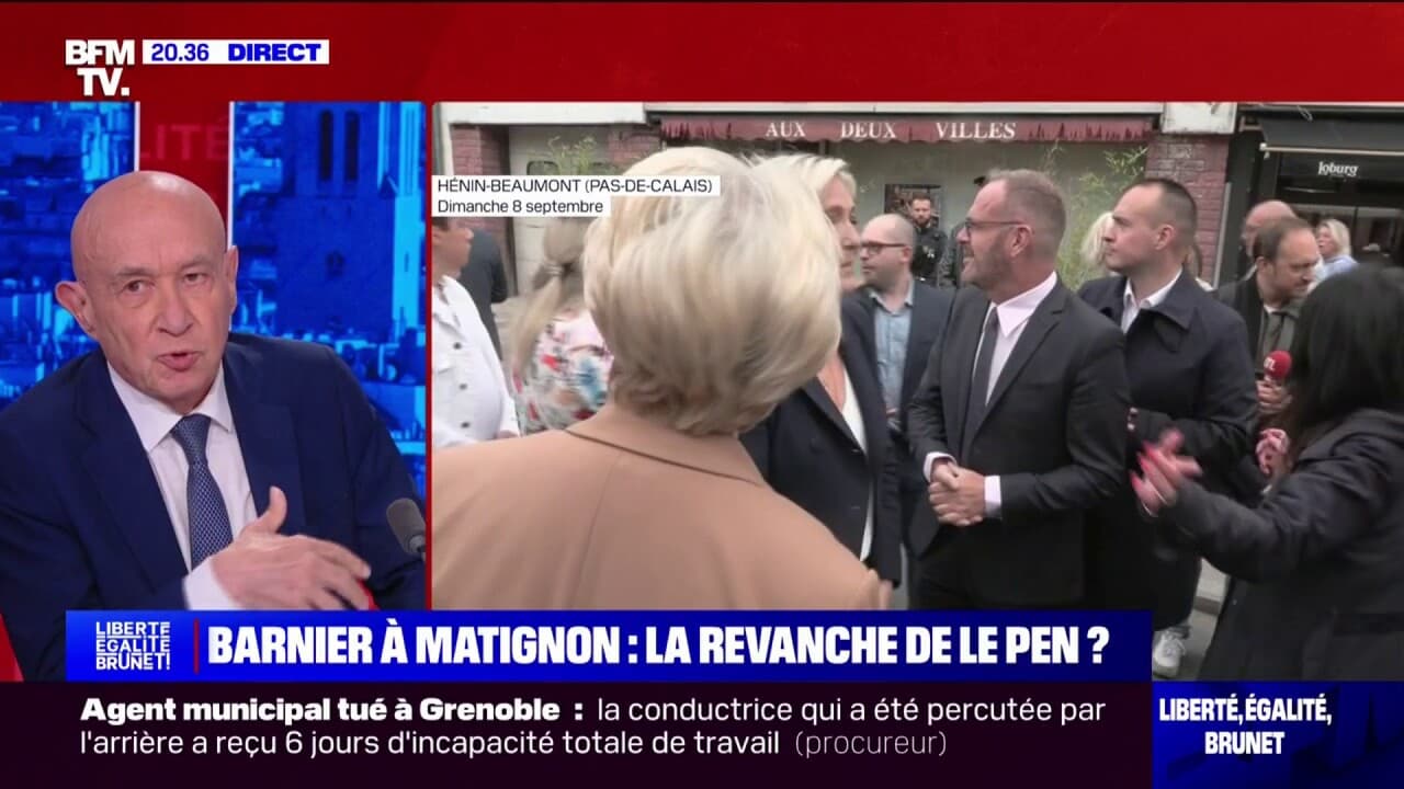 Michel Barnier à Matignon: "Ce n'est pas Marine Le Pen qui a décidé de ...