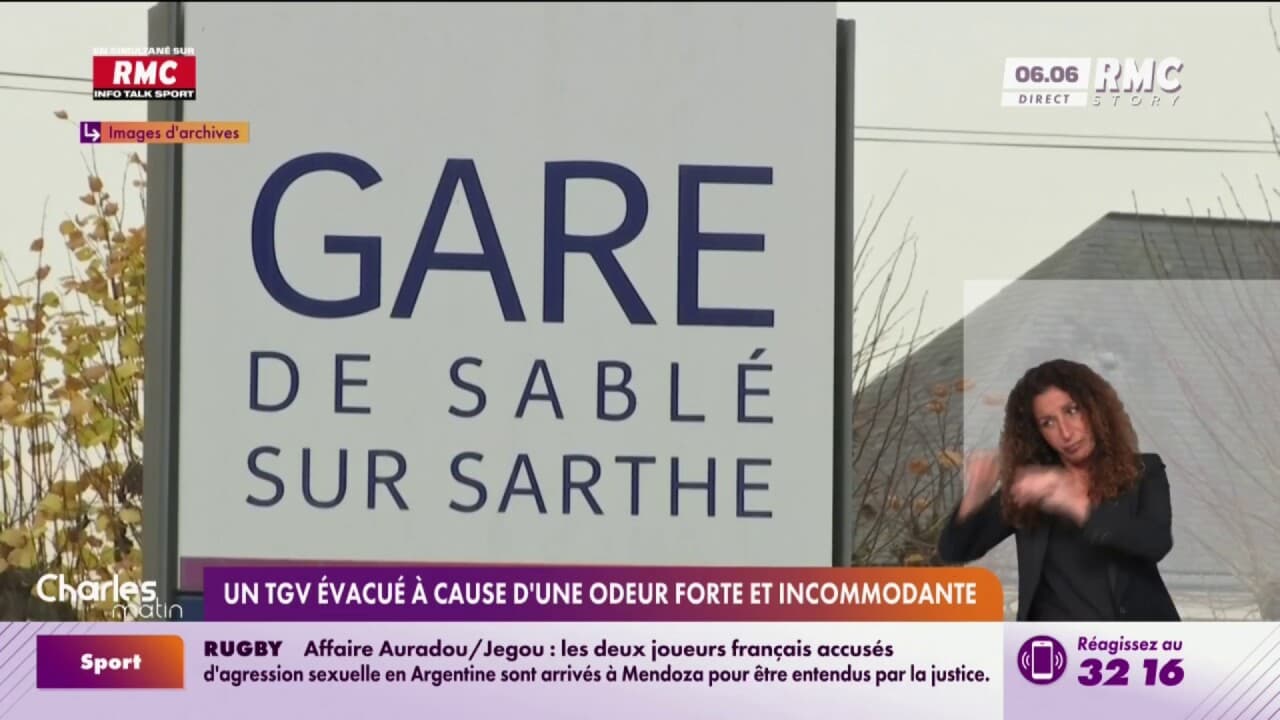 Un TGV évacué à cause d'une odeur forte et incommodante