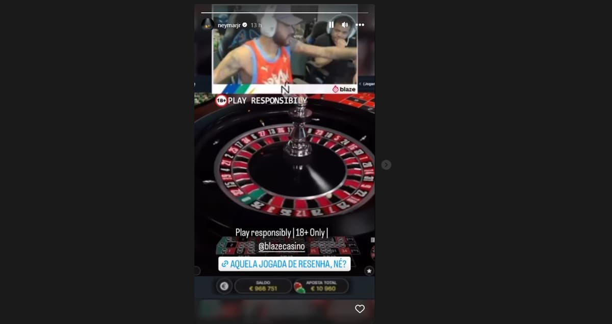 PSG: après son million perdu, Neymar se filme en train de gagner à la ...