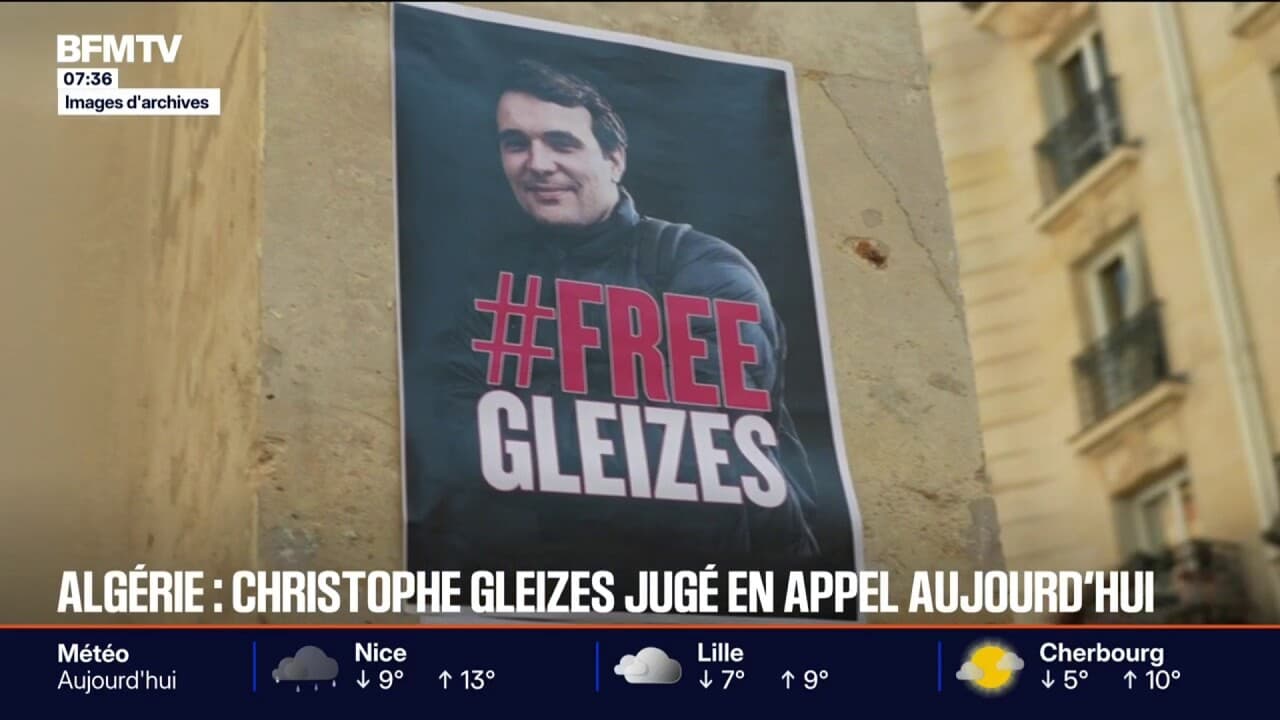 Le journaliste sportif français Christophe Gleizes, détenu en Algérie ...
