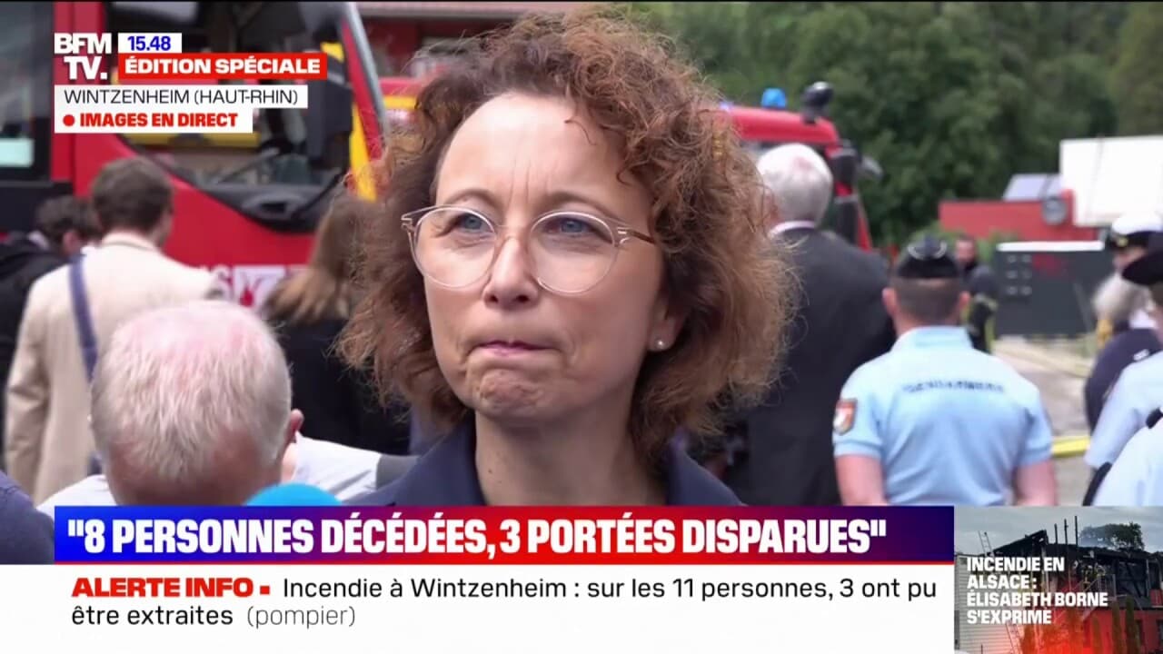Incendie dans un gîte à Wintzenheim: Incendie dans un gîte à Wintzenheim: