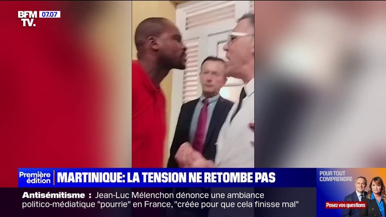 Tensions en Martinique: Rodrigue Petitot, un des leaders de la ...