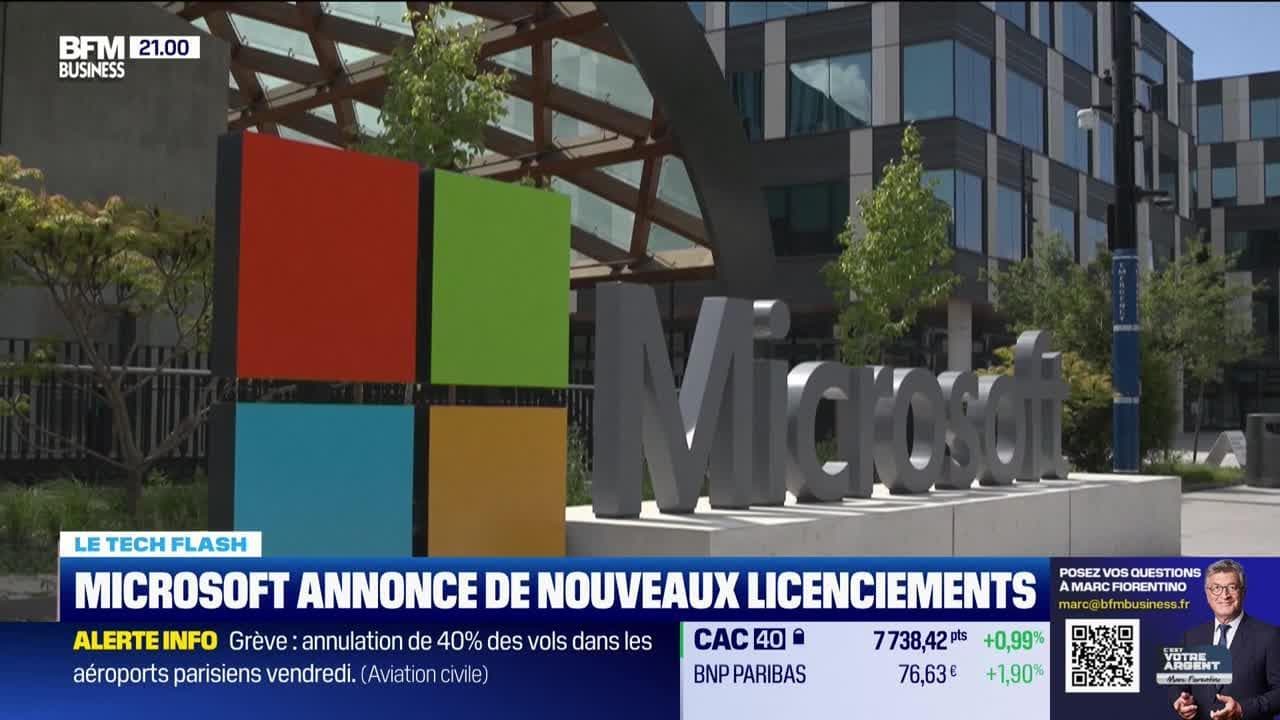 Le Tech Flash : Microsoft annonce de nouveaux licenciements, par Léa ...