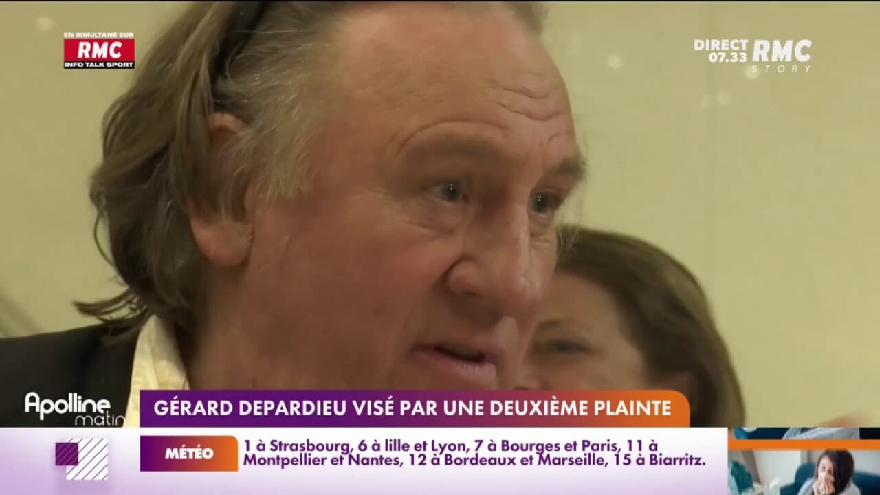 Gérard Depardieu visé par une deuxième plainte pour agression sexuelle