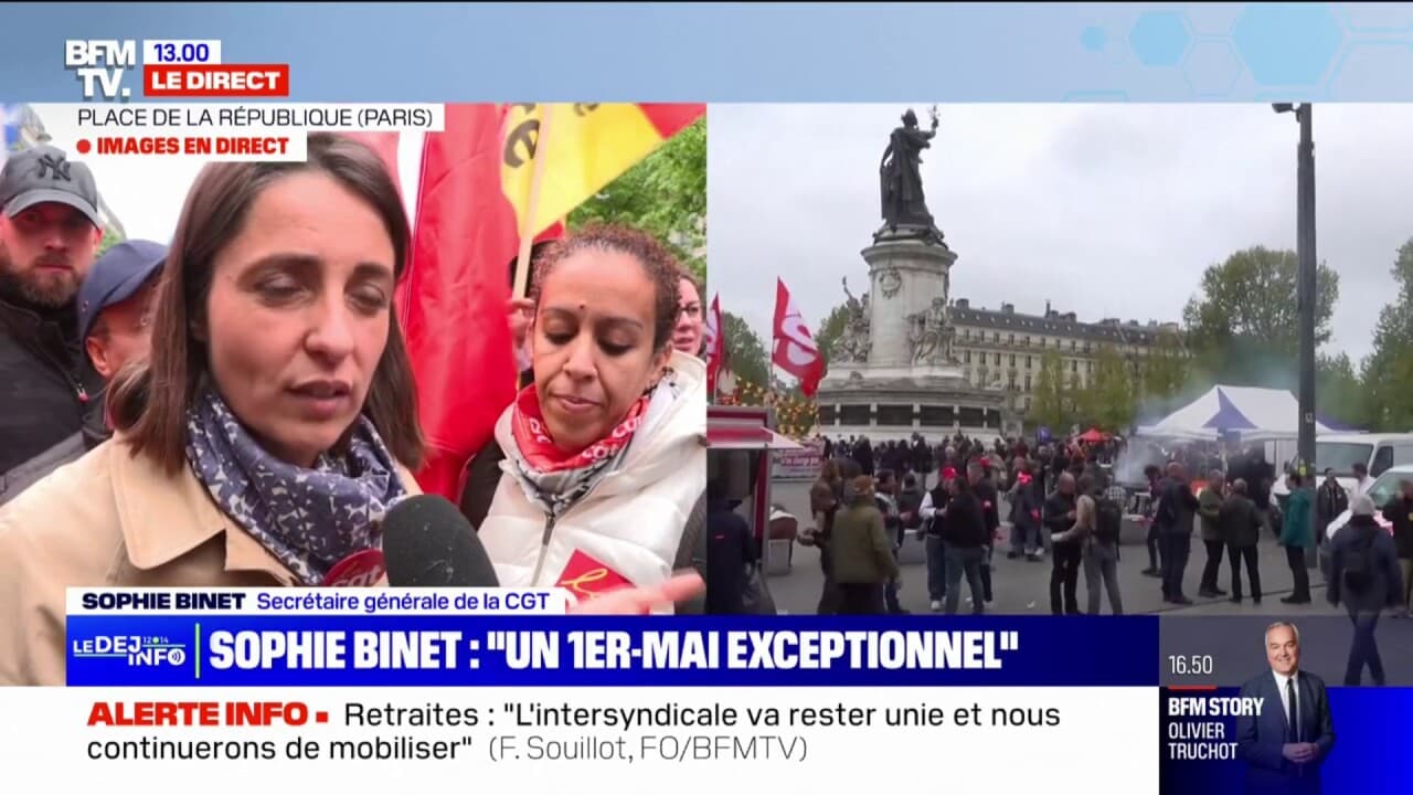 Sophie Binet: "Nous sommes extrêmement inquiets par la dérive ...