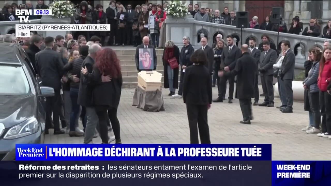 Professeure tuée à Saint-Jean-de-Luz: le vibrant hommage de ses proches lors de ses obsèques