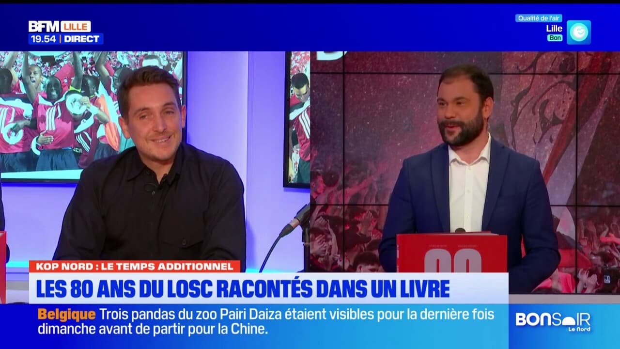 Maxime Pousset présente son livre "LOSC, 80 ans d'histoire et de fierté"