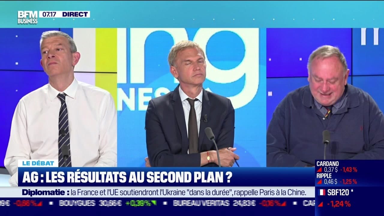 Nicolas Doze face à Jean-Marc Daniel : AG, les résultats au second plan ...