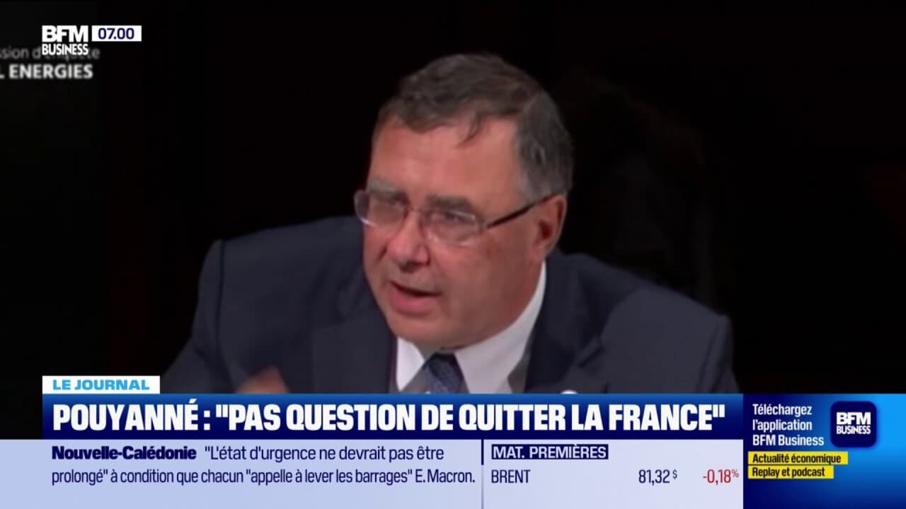 Patrick Pouyanné: "pas question de quitter la France"