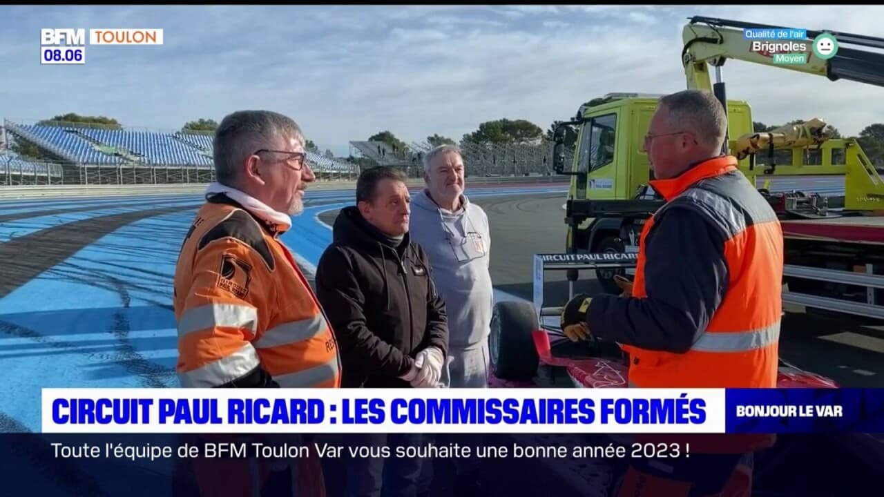 Les commissaires de courses formés sur le circuit Paul Ricard au Castellet