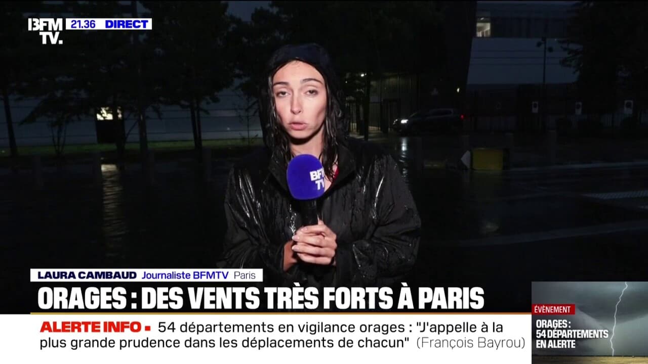 Orages: à Paris, les premiers dégâts après les fortes pluies,des ...