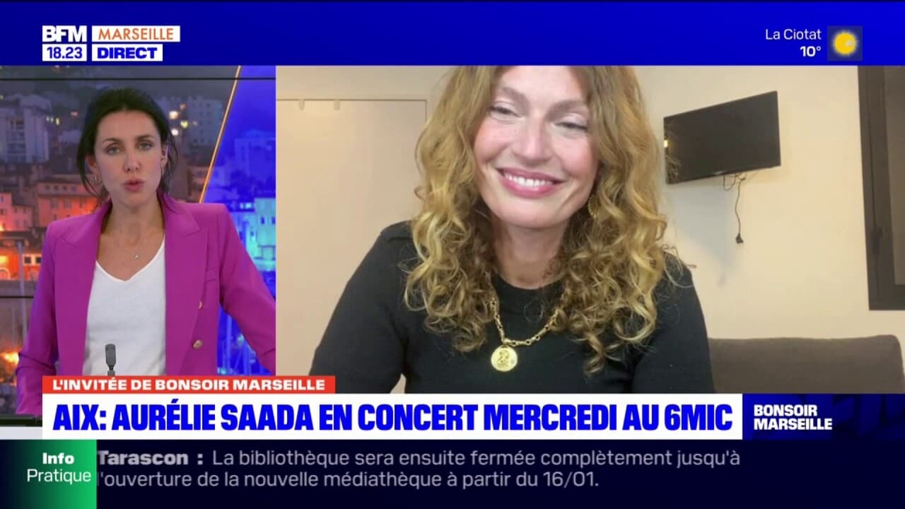 Aix-en-Provence: la chanteuse Aurélie Saada en concert mercredi au 6mic