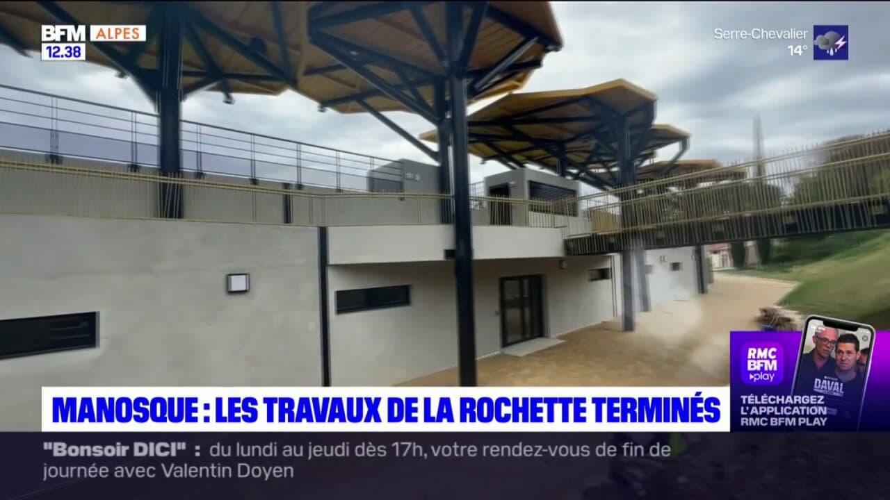 Manosque: les travaux du stade de la Rochette terminés