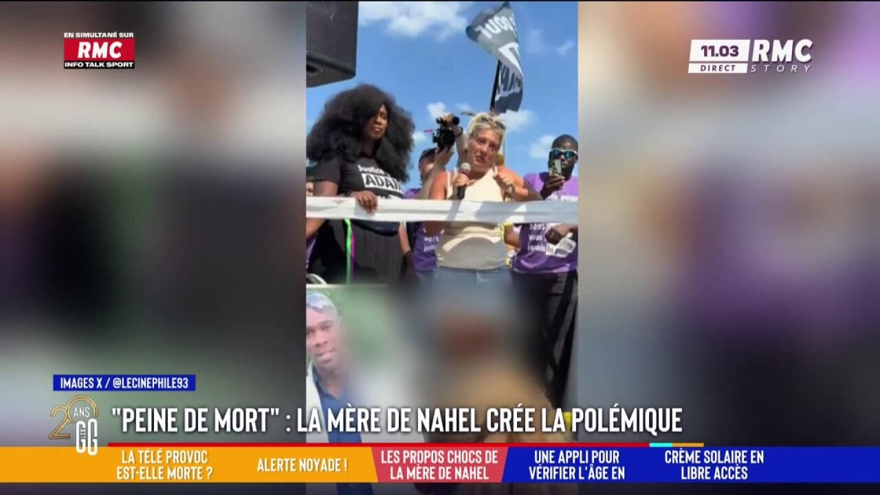 "Peine de mort": la mère de Nahel créé la polémique