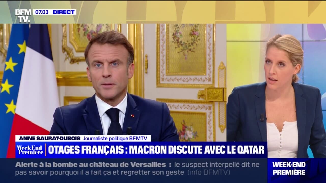 Israël: Emmanuel Macron en discussion avec le Qatar pour libérer les ...