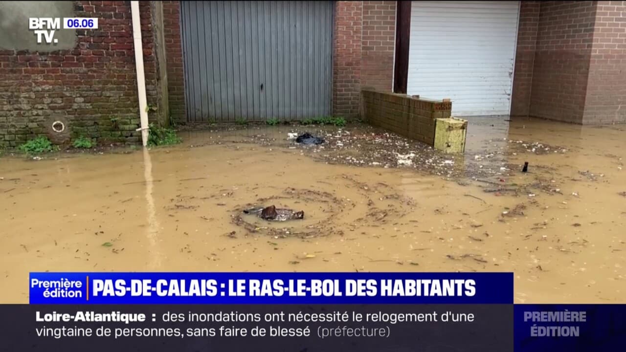 Inondations dans le Pas-de-Calais: des habitants de Blendecques ...
