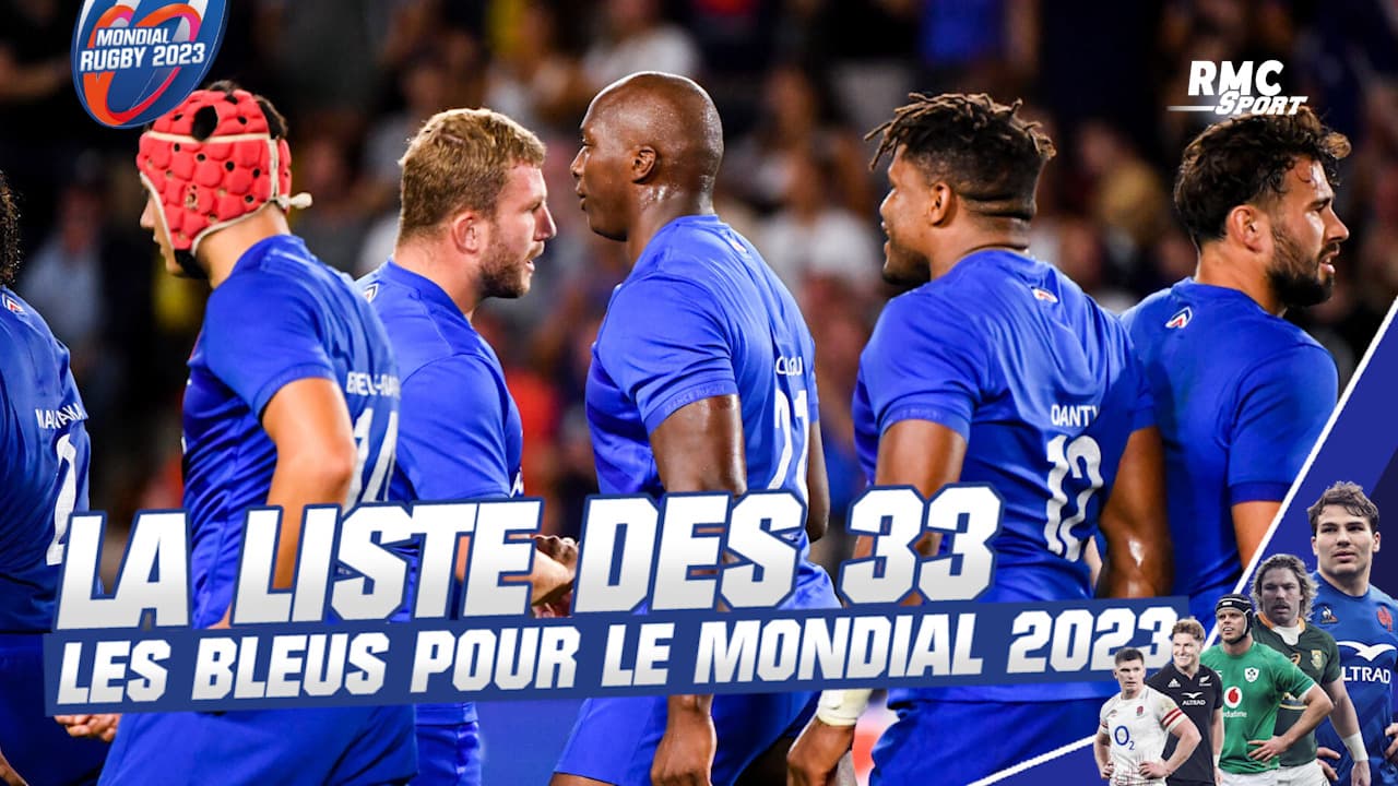 XV de France : La liste des 33 pour la coupe du monde de rugby 2023