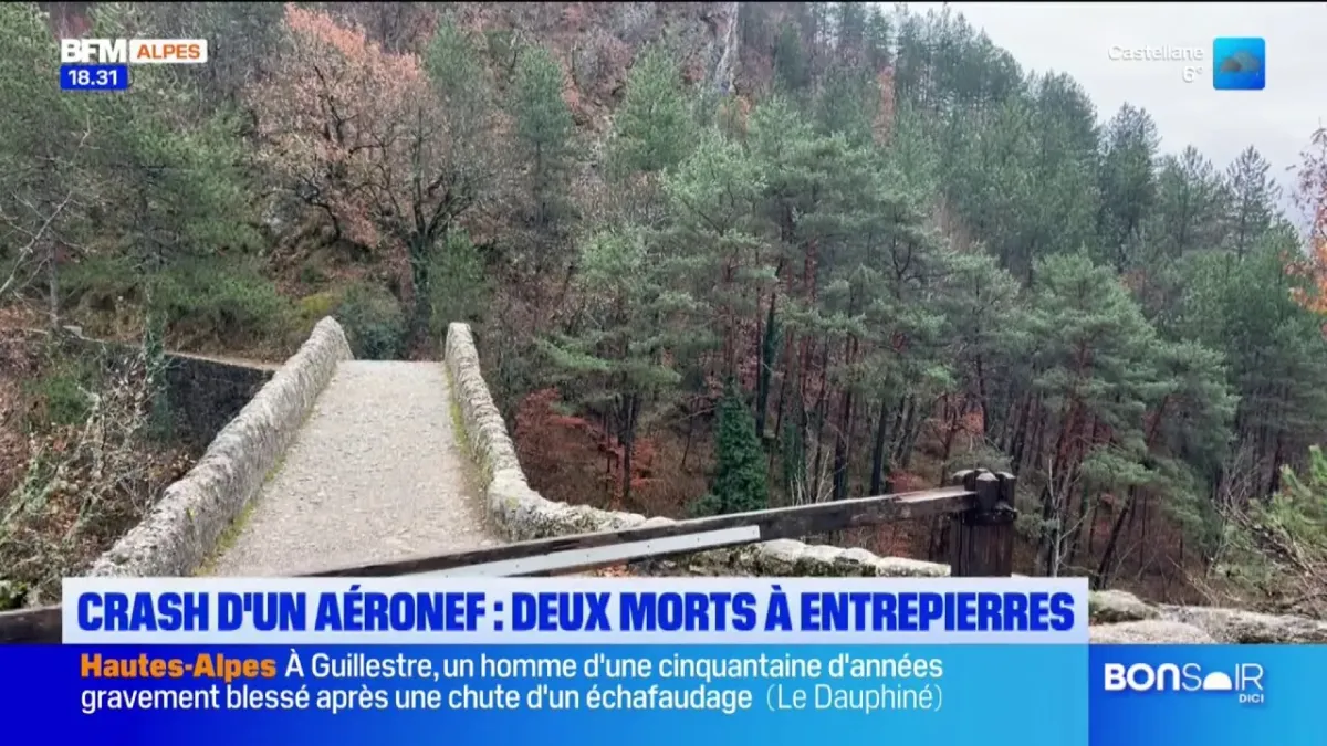 Alpes-de-Haute-Provence: deux morts dans le crash d'un aéronef