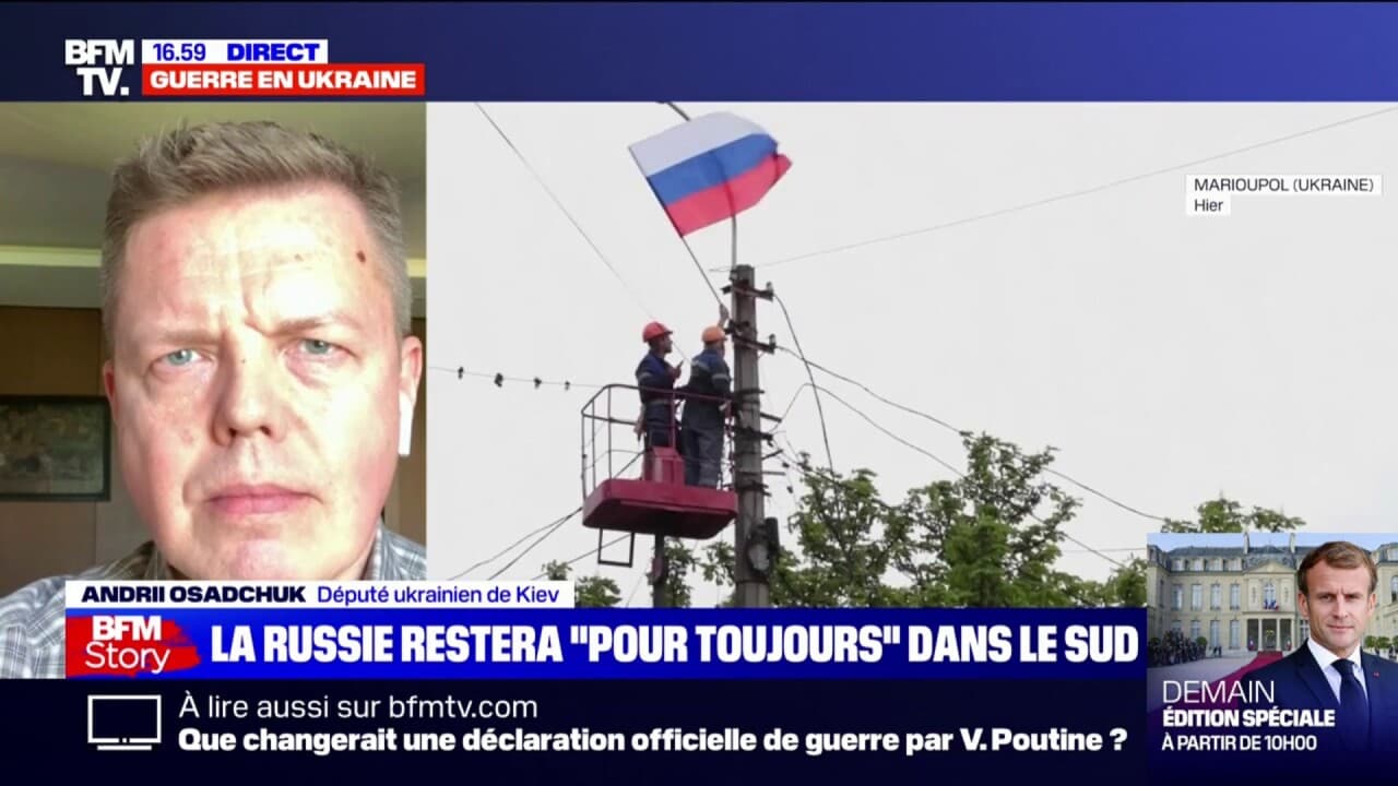 Andrii Osadchuk, député ukrainien de Kiev: "La Russie a toujours voulu envahir l'Ukraine"