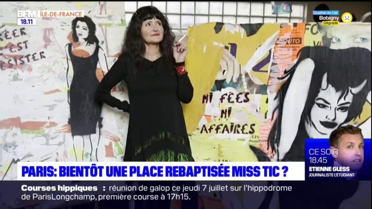Paris: bientôt une place rebaptisée Miss Tic dans le 5e arrondissement ...