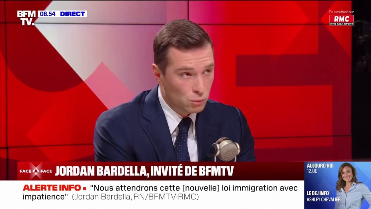 Jordan Bardella (RN): “Je ne suis pas concerné par l’affaire des ...