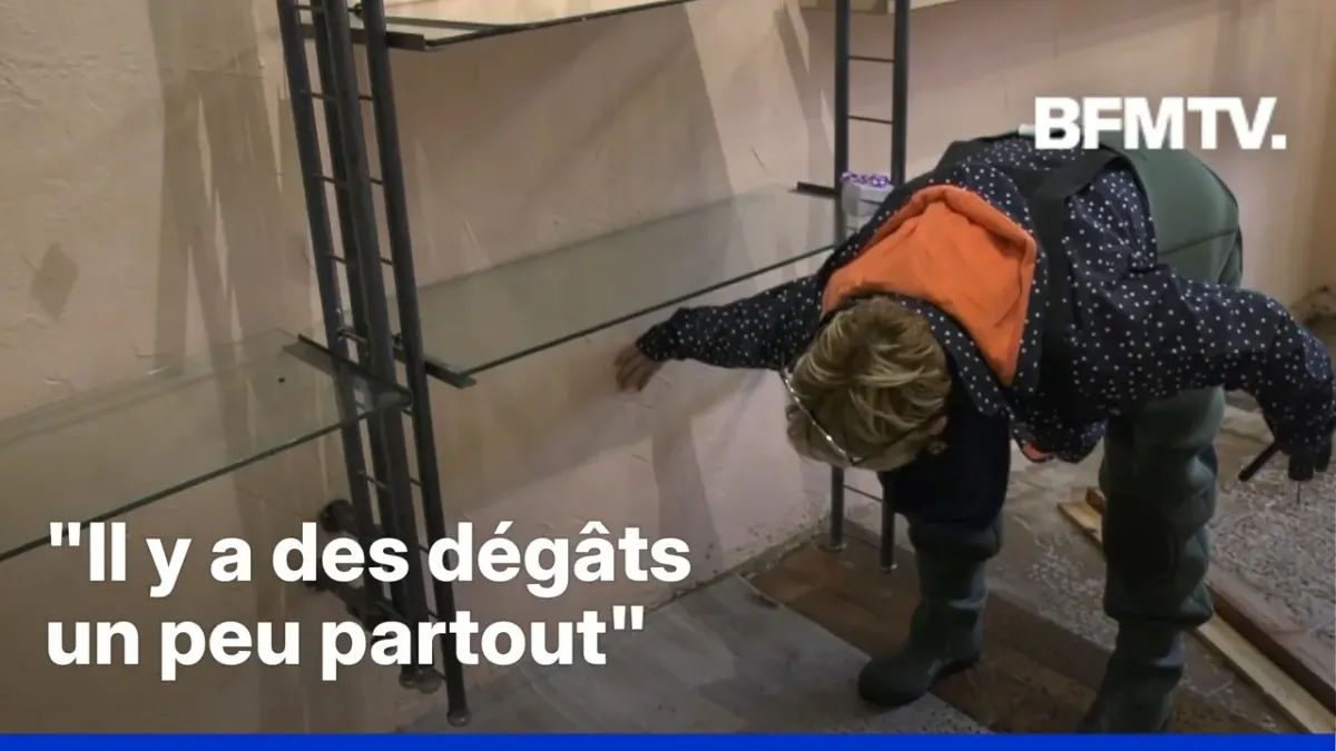 En Bretagne, après le passage de la tempête Ingrid, les habitants ...