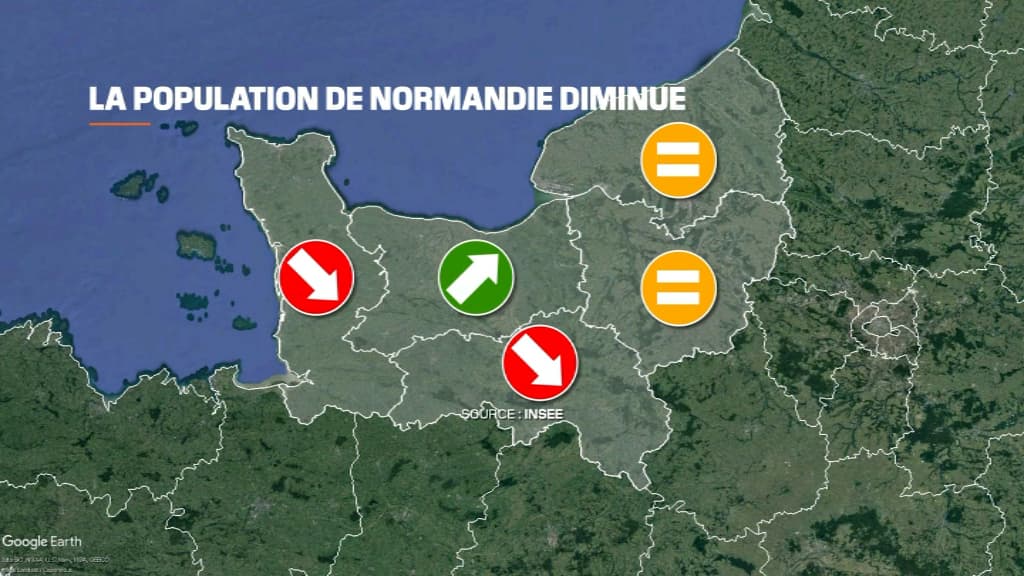 Normandie: la population diminue, la baisse s'accélère dans l'Orne et ...
