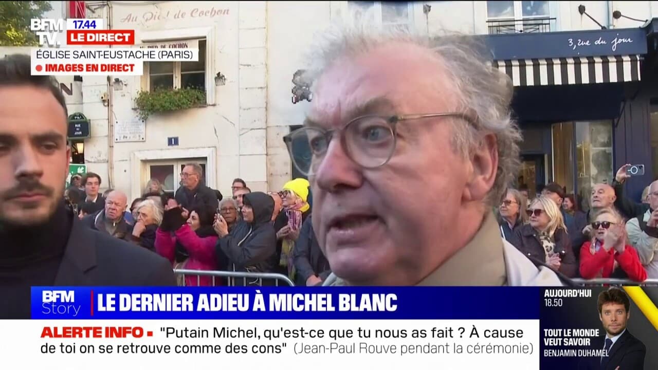Obsèques de Michel Blanc: "C'était très classe et très élégant ...