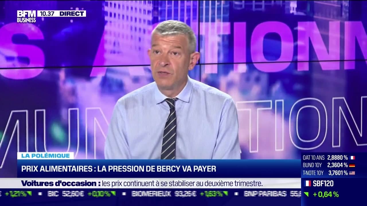 Nicolas Doze: La pression de Bercy sur les prix alimentaires va payer ...