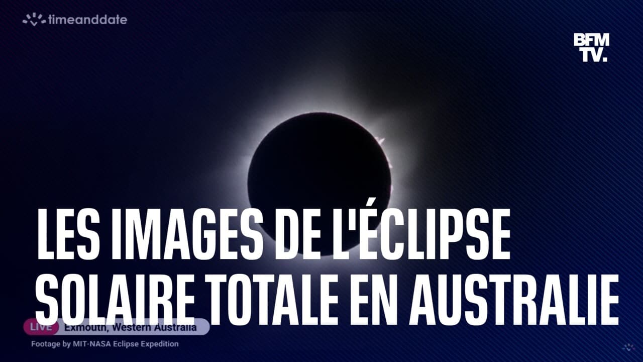 Les images fascinantes de l'éclipse solaire totale observée depuis l ...