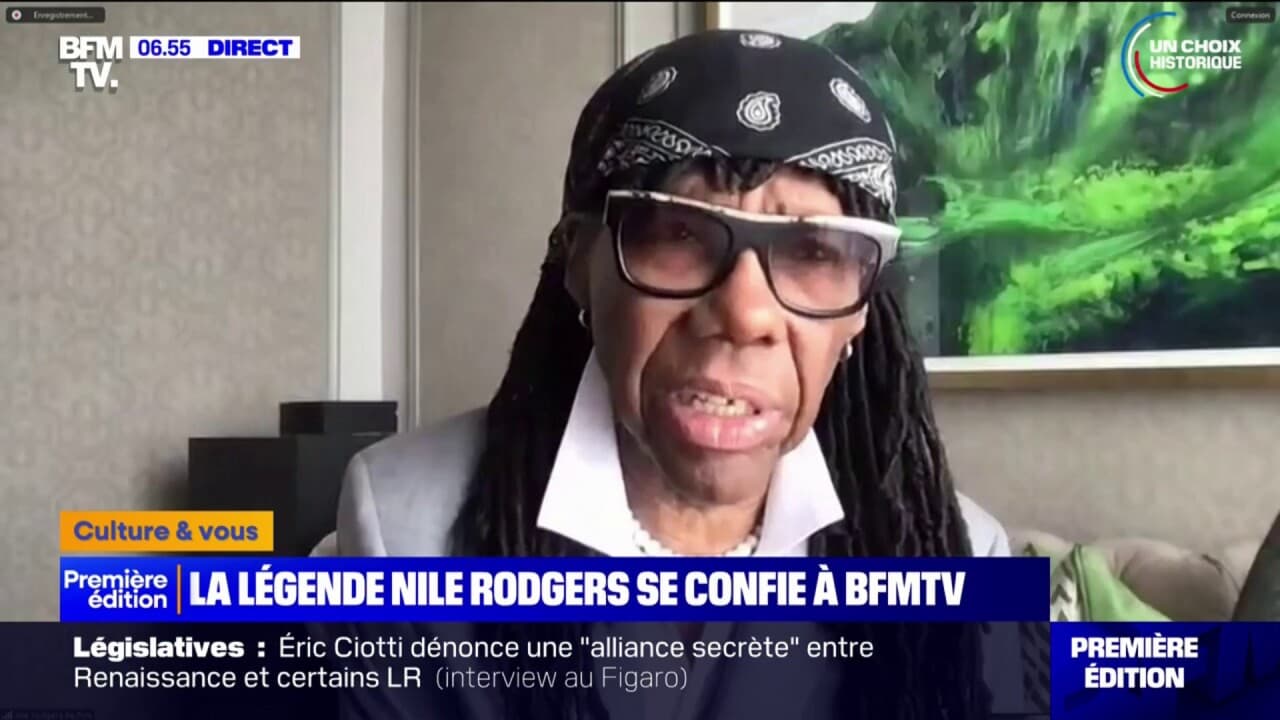 Rencontre exclusive avec la légende du disco, Nile Rodgers, qui prépare ...