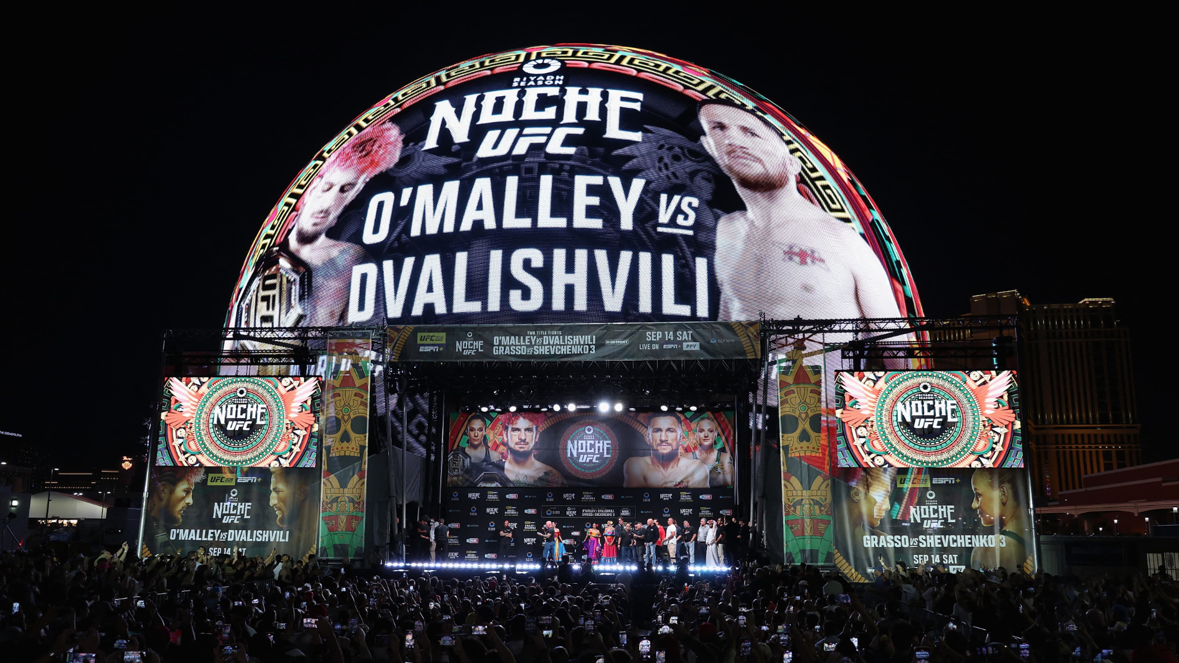 Les images bluffantes de la Sphère de Las Vegas et son écran XXL pour l ...