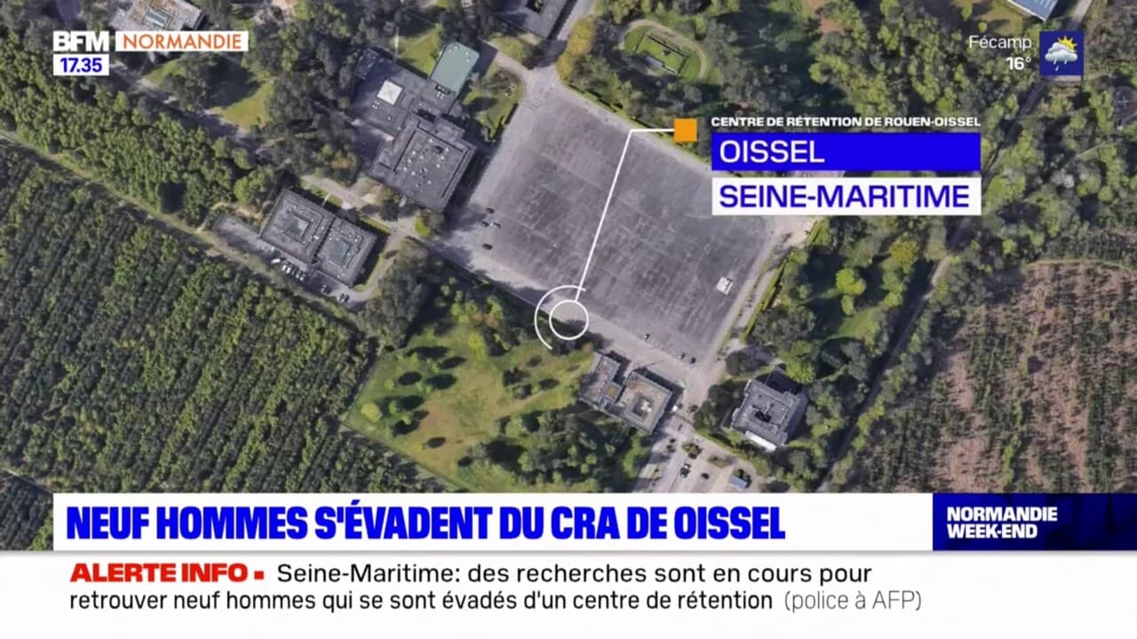Seine-Maritime: neuf homme s'évadent du centre de rétention de Oissel
