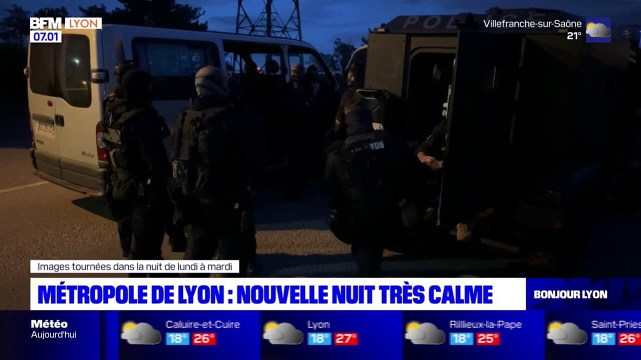 Métropole De Lyon Une Nouvelle Nuit Très Calme Concernant Les émeutes