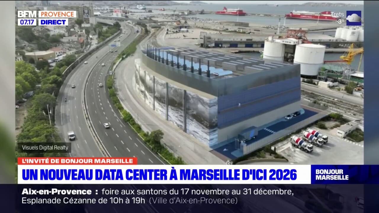 Marseille: un cinquième data centrer prévu en 2026 à la place de l ...