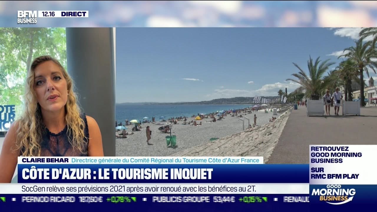 Claire Behar (CRT Côte d'Azur): Côte d'Azur, le tourisme inquiet - 03/08