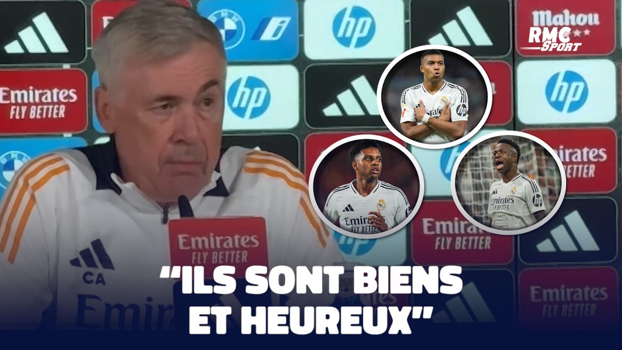 Real Madrid : Carlo Ancelotti vole au secours de ses trois attaquants