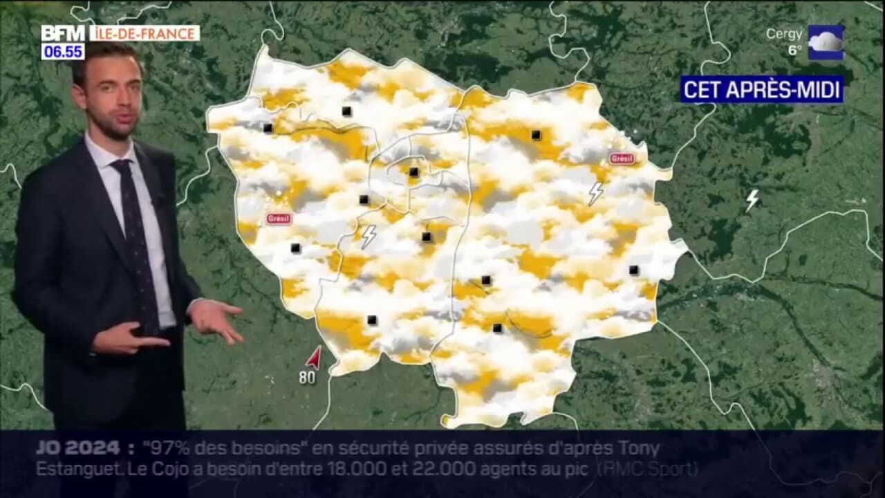 Météo Paris Île-de-France: journée couverte avec un risque d'averses ...