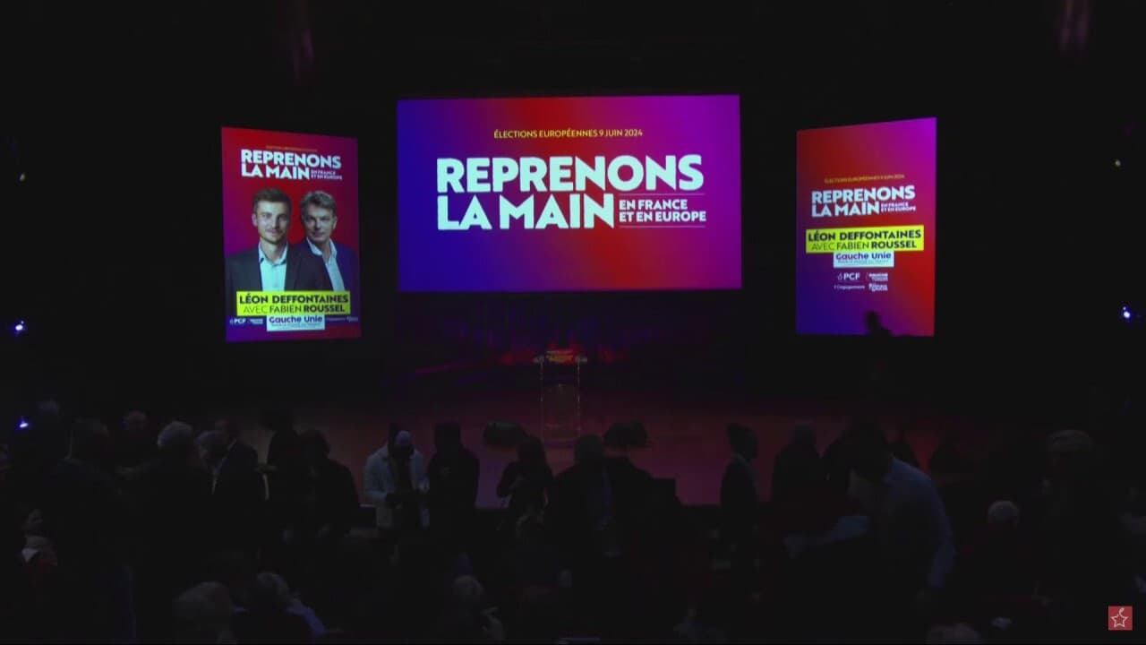 Européennes: suivez le meeting de Léon Deffontaines, tête de liste PCF ...