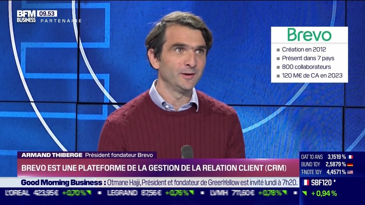 Armand Thiberge (Brevo) : Brevo est une plateforme de la gestion de la ...