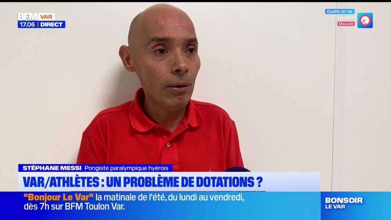 "On n'a pas de bas de survêtement": les para-athlètes varois dénoncent ...
