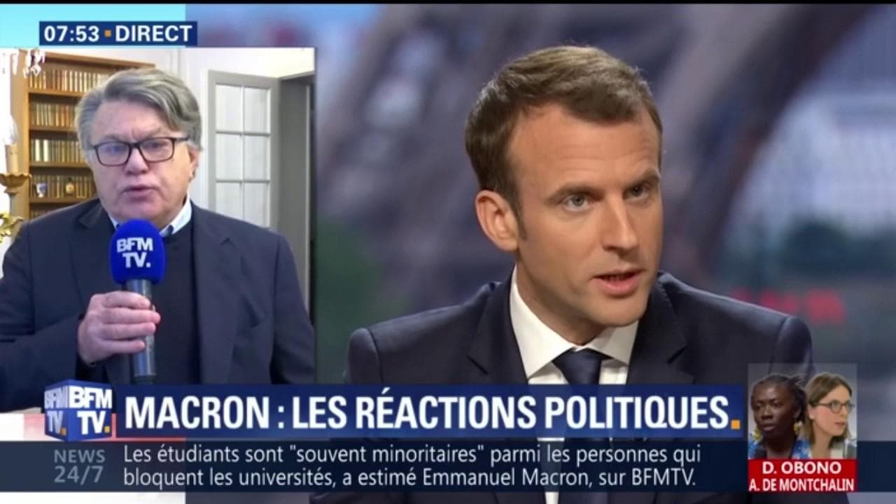 L’interview d’Emmanuel Macron a été "un spectacle, une boxe verbale ...