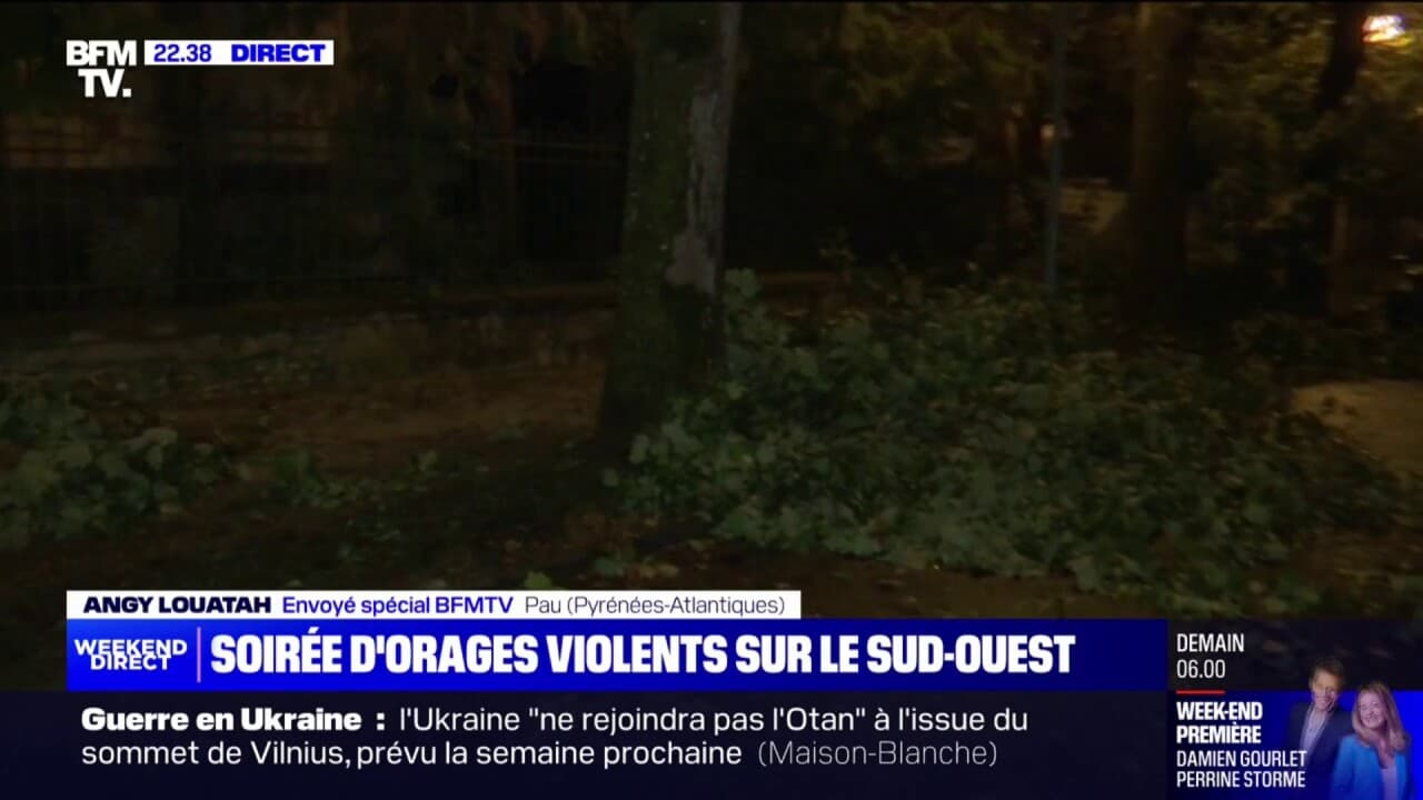 Orages dans le sud-ouest: deux personnes blessées par la chute d'un ... Orages dans le sud-ouest: deux personnes blessées par la chute d'un ...