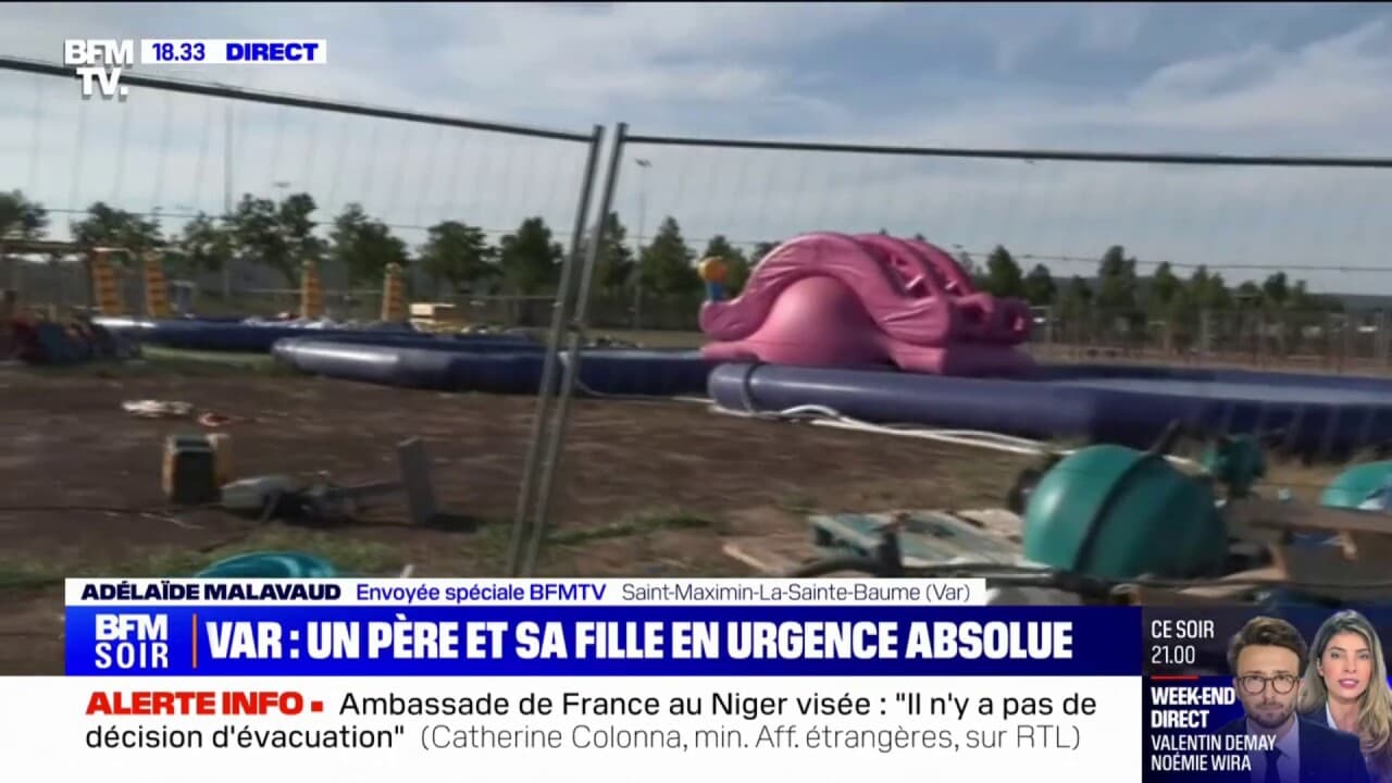 Structure gonflable envolée dans un parc aquatique du Var: des analyses ...