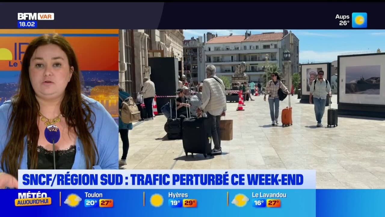 Le trafic SNCF perturbé ce week-end dans la Région