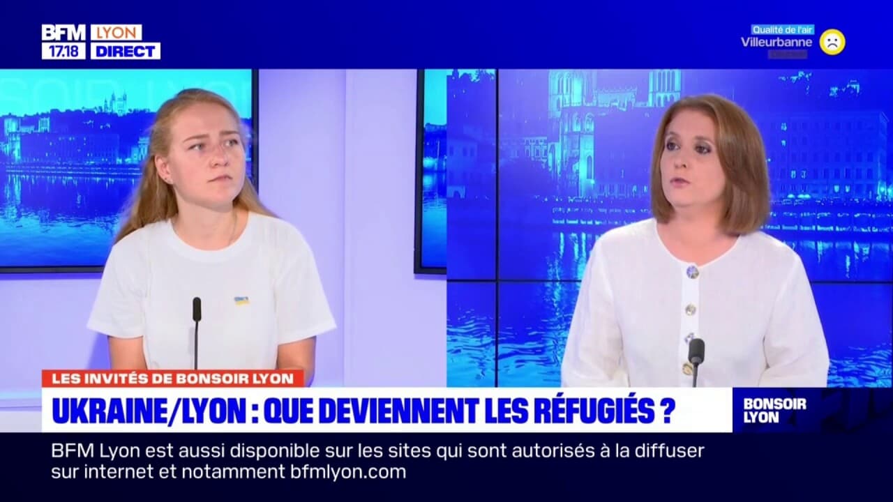 Arrivée en mars dans la région lyonnaise, Victoria Didenko, réfugiée ...