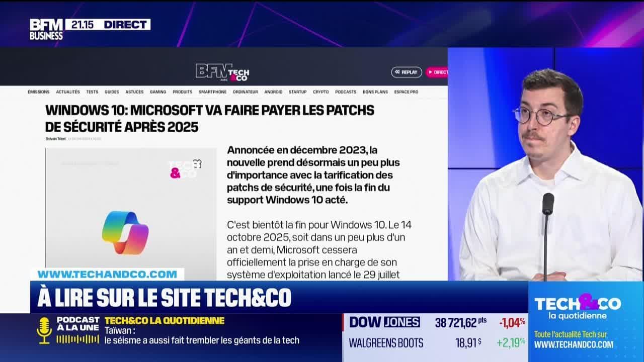 À lire sur le site Tech&Co : Windows 10, Microsoft va faire payer les ...