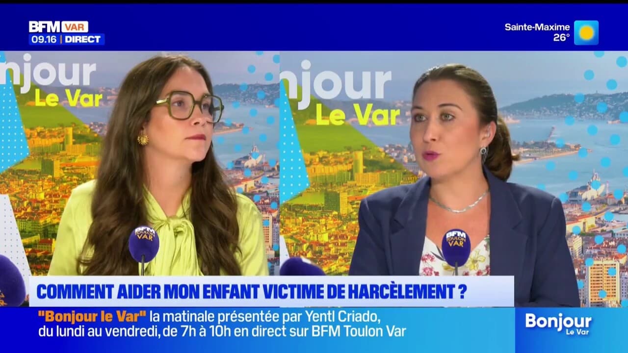 Comment aider son enfant victime de harcèlement ? C'est la question du jour dans BFM Toulon et Vous